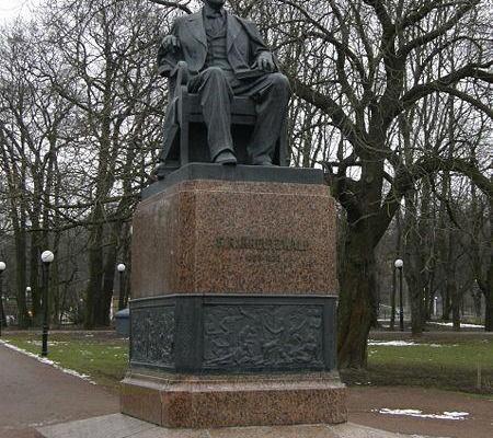 F. R. Kreutzwald monument in Tallinn, Estonia