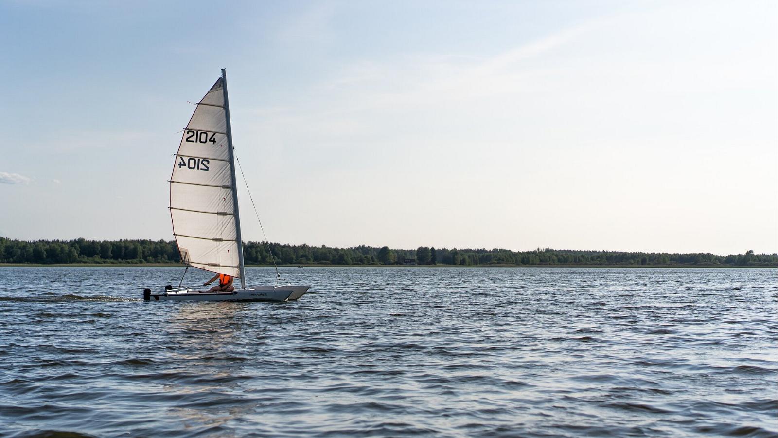 Katamaraaniga Tamula järvele!